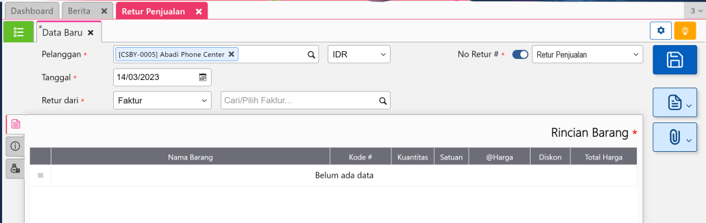 Fitur Retur Penjualan pada Accurate Online