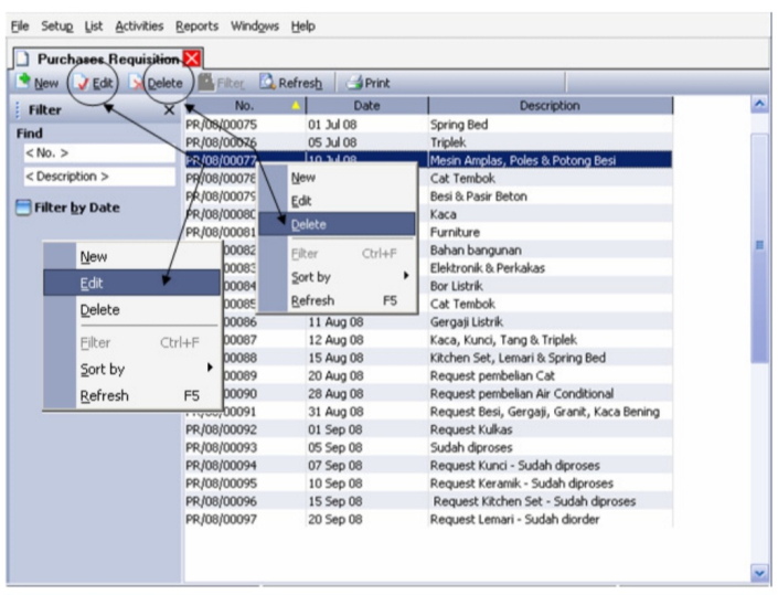 Fitur Purchase Requisition [Permintaan Pembelian] pada ACCURATE 5 ...